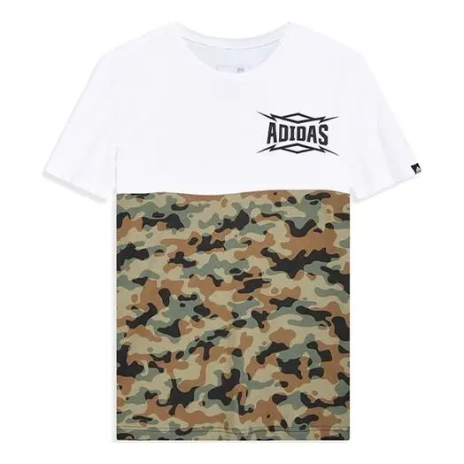 Adidas Summer Attack Camouflage Colorblock T-shirt - Multi-color