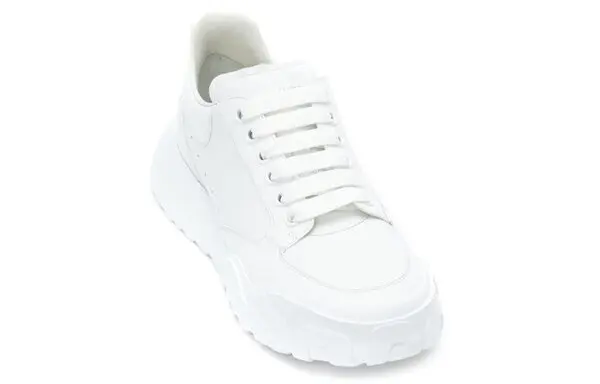 Alexander McQueen Court Trainers Leather - White