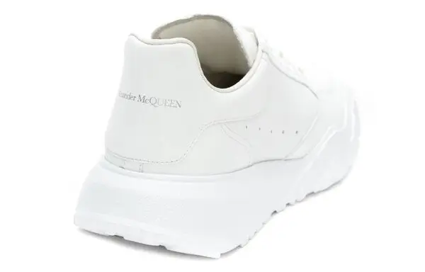 Alexander McQueen Court Trainers Leather - White