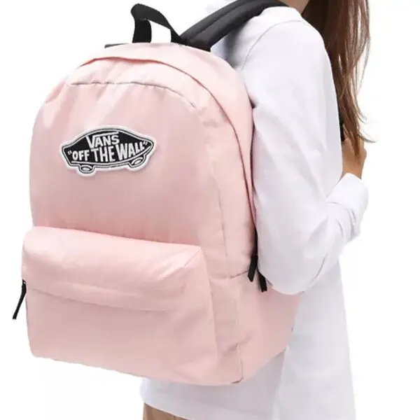 VANS Skateboard Logo Realm Backpack - Pink