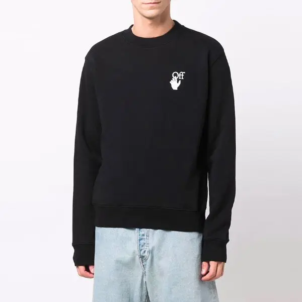Off-White Fw21 Logo Arrow Pattern Sweatshirt