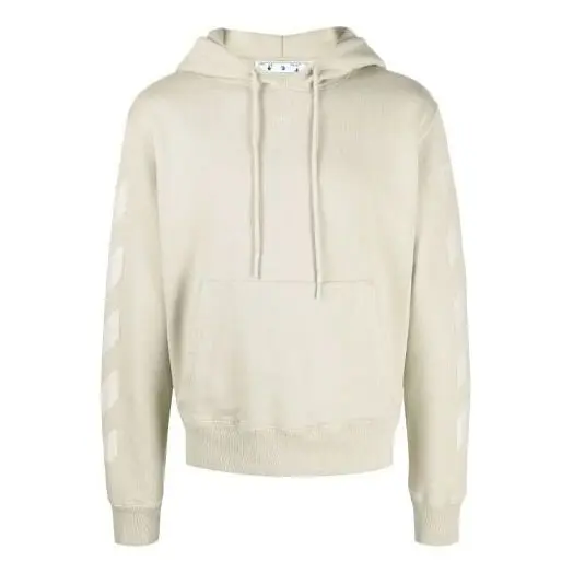 Off-White Hoodie With Logo Pattern