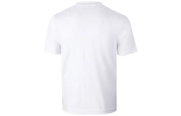 Adidas Solid Color Minimalistic Logo Embroidered Casual Sports Short Sleeve White T-shirt - Default Color