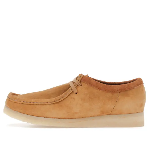 Clarks Wallabee Suede Lace-up Shoes - Oakmoss