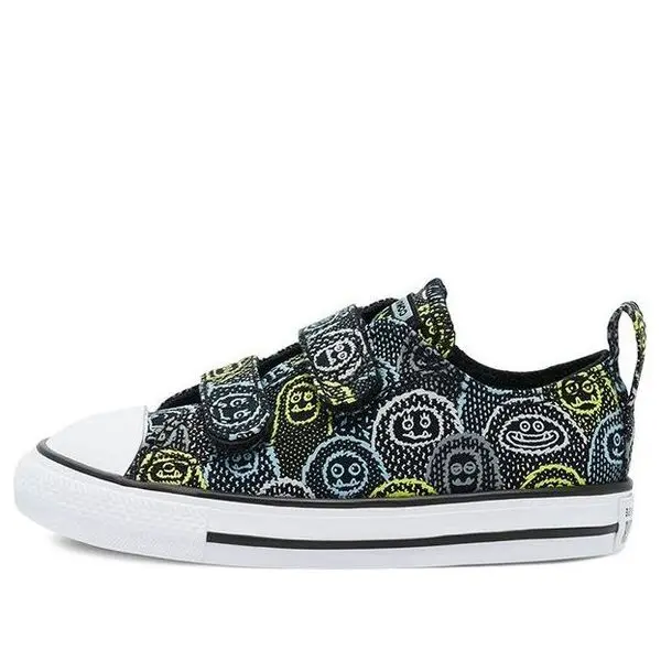 CONVERSE Chuck Taylor All Star Low Top Graphic Sneakers - Black/white/blue