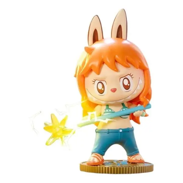 POP MART One Piece The Monsters Labubu 'nami' Collectible Figure - Multi-color