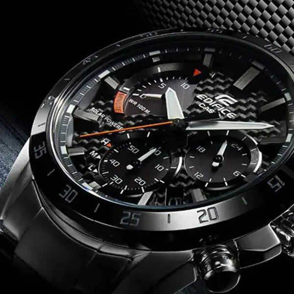 Casio Edifice Solar Powered Sapphire Crystal Chronograph Watch