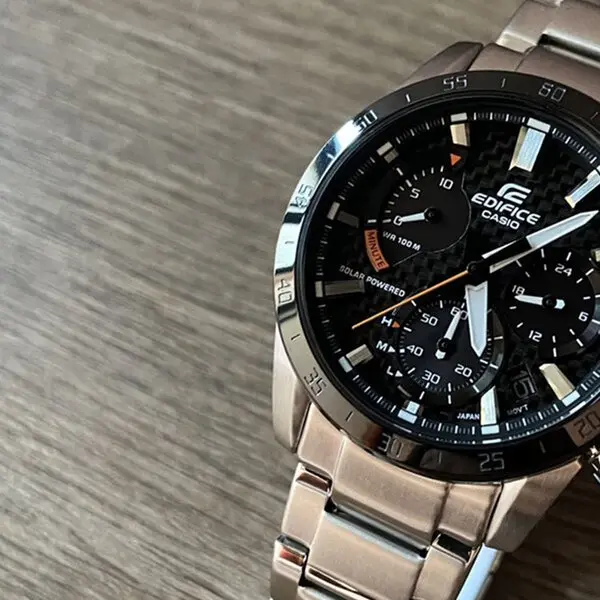 Casio Edifice Solar Powered Sapphire Crystal Chronograph Watch