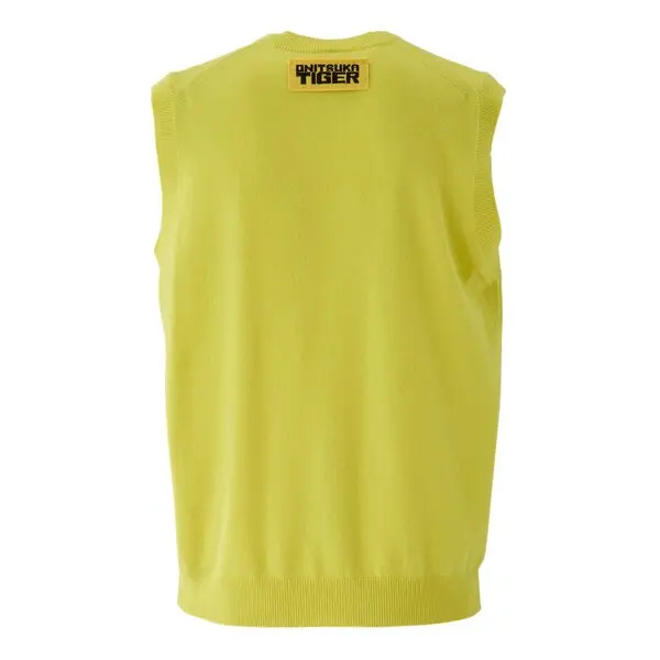 Onitsuka Tiger Knit Vest - Yellow