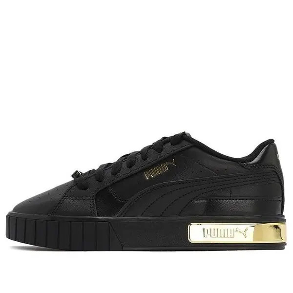 PUMA Cali Star Metallic Platform Sneaker - Black
