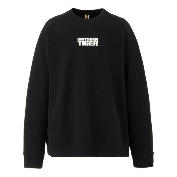 Onitsuka Tiger Crewneck Sweatshirt - Black