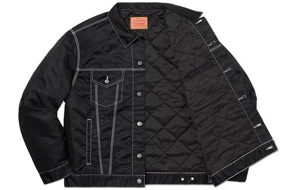Supreme Fw19 Week 9 X Levis Nylon Trucker Jacket