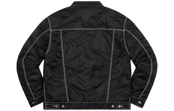 Supreme Fw19 Week 9 X Levis Nylon Trucker Jacket