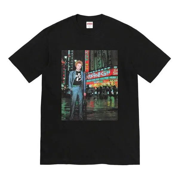 Supreme X Public Image Ltd Pil Live In Tokyo T-shirt - Black