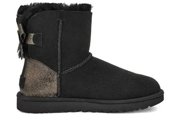UGG Mini Bailey Bow Glitz 'dark Grey