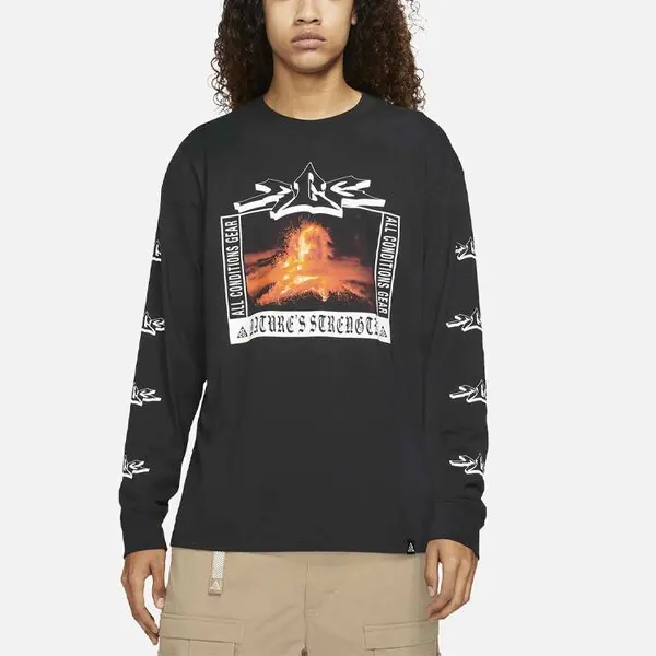 Nike Printed Long Sleeve Pullover