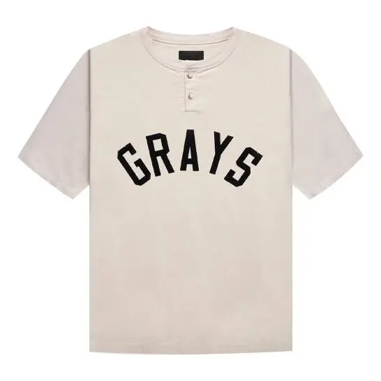 Fear Of God Grays Henley Tee 'sand - Cream