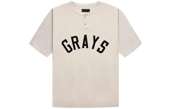 Fear Of God Grays Henley Tee 'sand - Cream