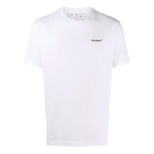 Off-White Caravaggio Arrow Pattern Short Sleeve T-shirt - White/black