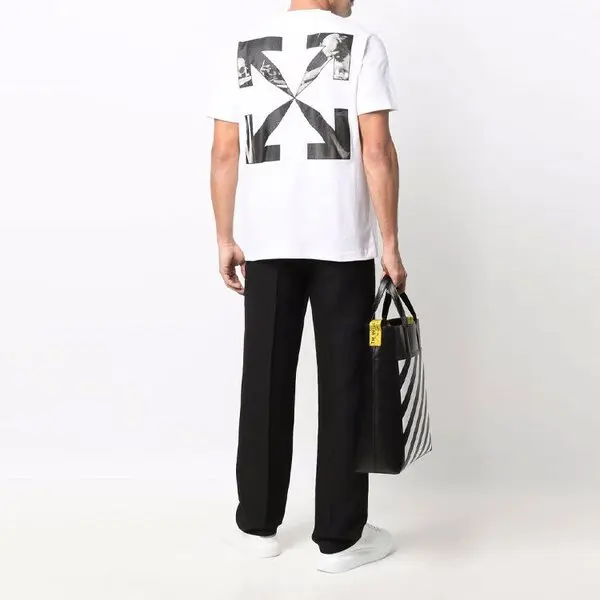 Off-White Caravaggio Arrow Pattern Short Sleeve T-shirt