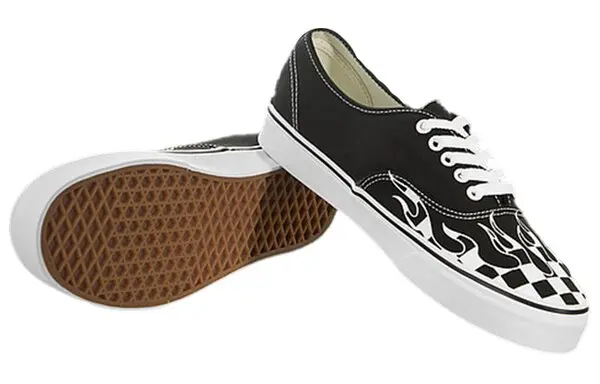 VANS Authentic Checker Flame Sneakers