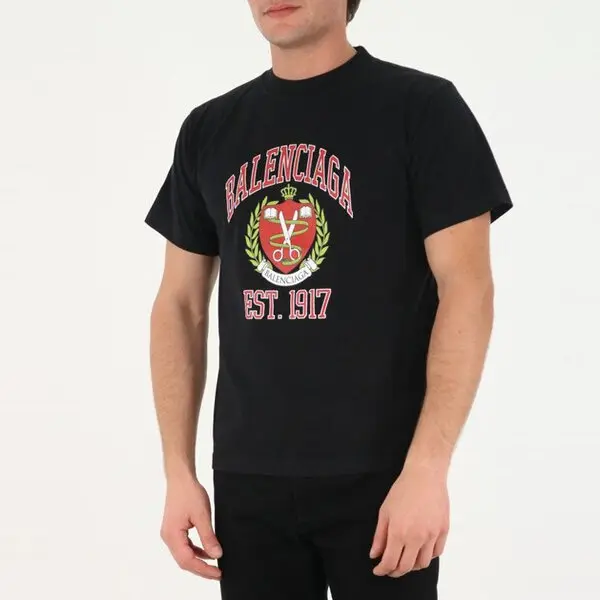 Balenciaga Est.1917 Crest Logo T-shirt