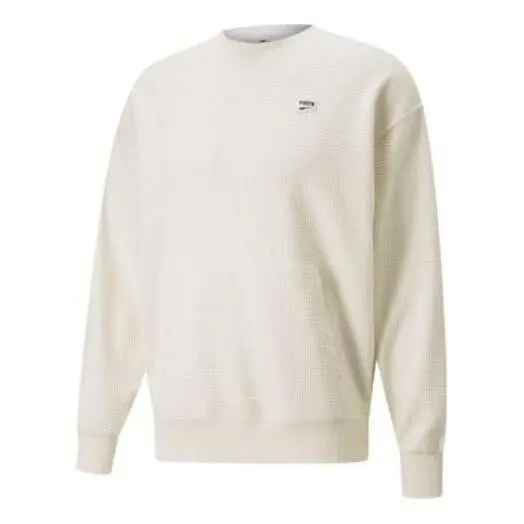 PUMA Downtown Waffle Crewneck Sweatshirt