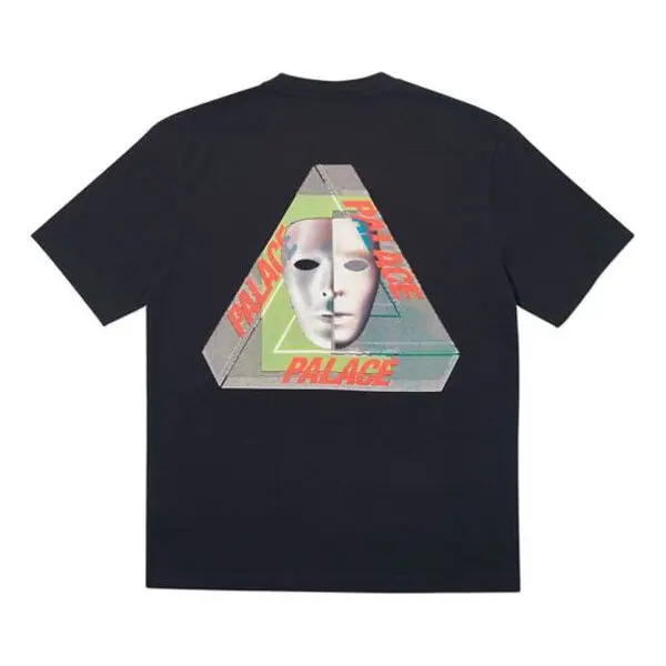 PALACE Human Face Mask Short Sleeve T-shirt - Black