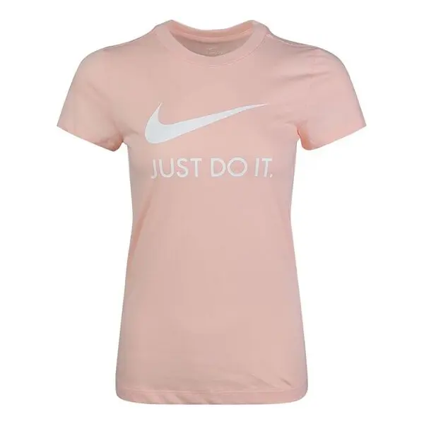 Nike Jdi Slim Slim Fit Short Sleeve Washed Coral - Red