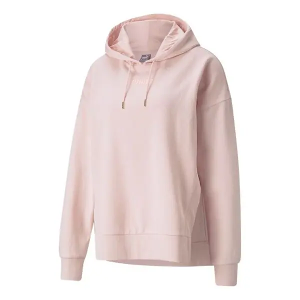 PUMA Her Solid Color Sports Drawstring Hoodie