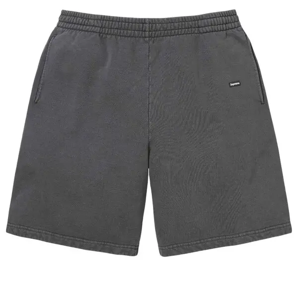 Supreme Overdyed Small Box Sweatshorts - Black