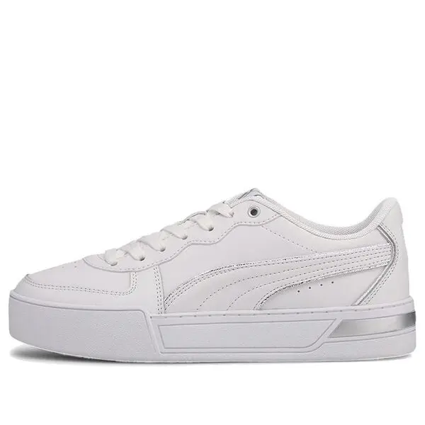 PUMA Skye Metallic Sneakers - White/grey