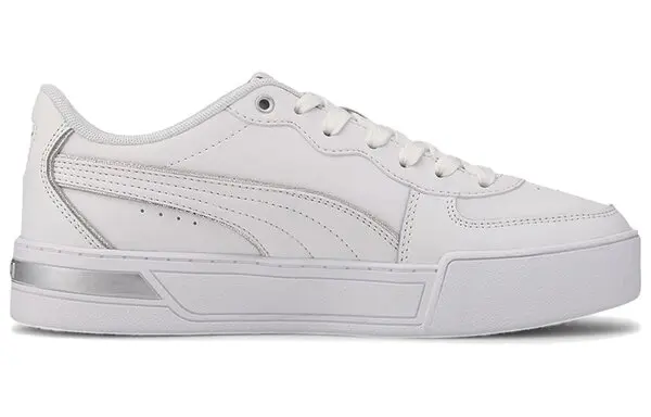 PUMA Skye Metallic Sneakers - White/grey