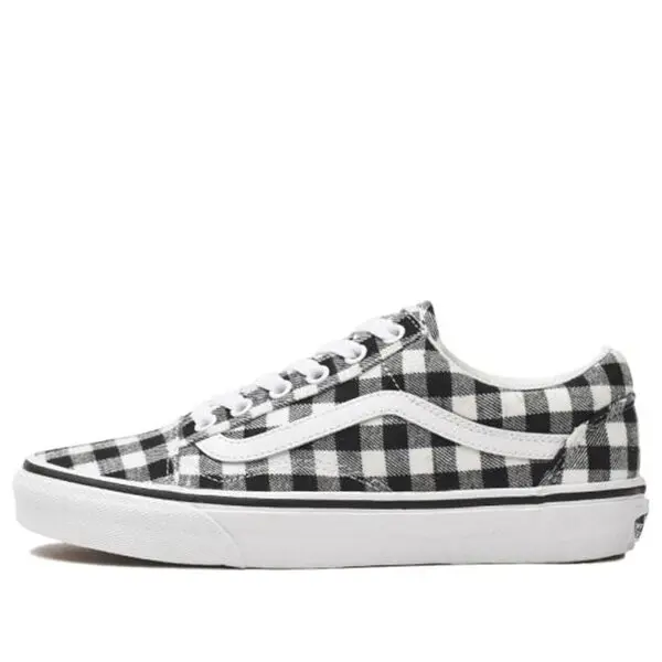 VANS Old Skool Gingham Low Top Sneakers - Black/white