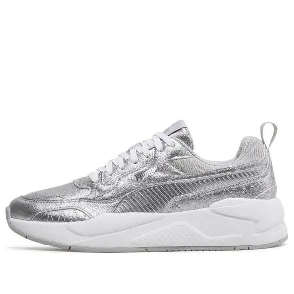 PUMA X-ray2 Square Metallic Tum Sneakers - Silver/white