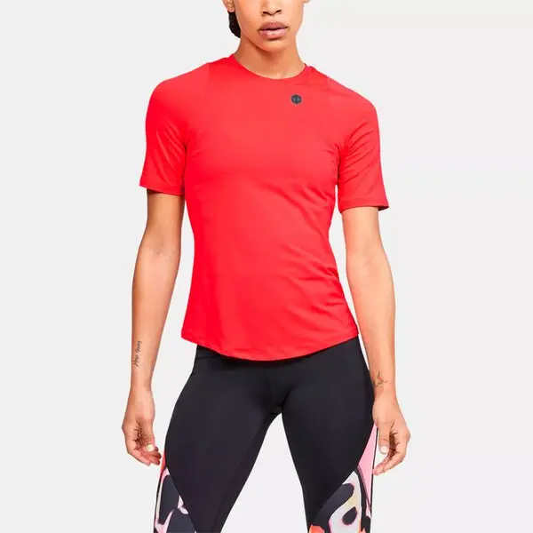 Under Armour Rush Training Sports Splicing Breathable Short Sleeve