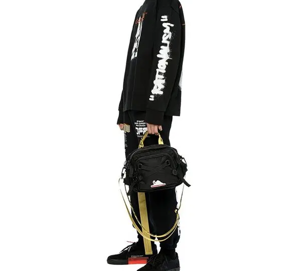 Off-White Golden Ratio" Graffiti Long Sleeve Sweater