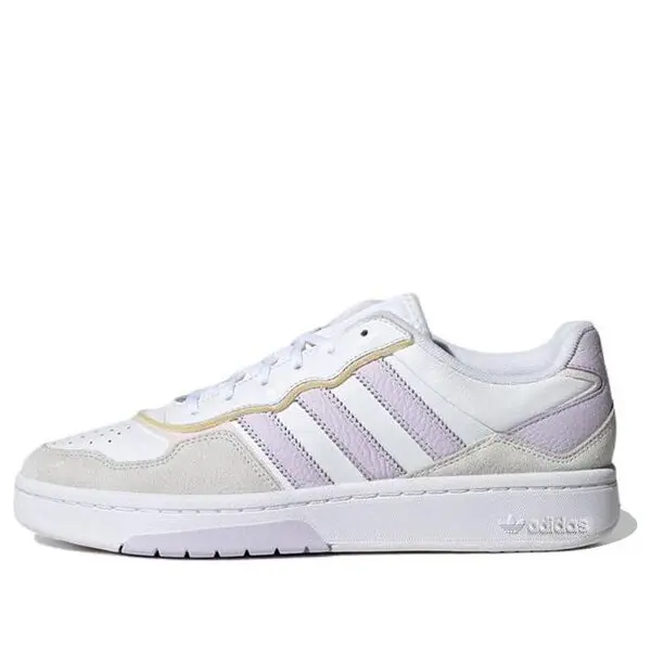 Adidas Originals Courtic Low Top Sneakers - White/purple