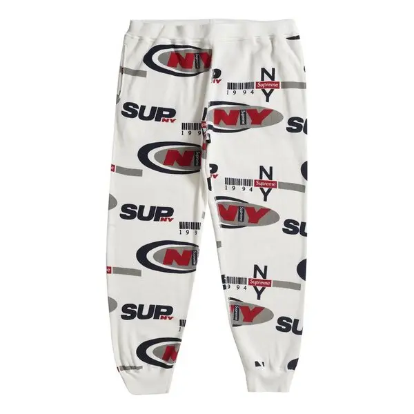 Supreme Fw18 Ny Waffle Thermal Pant - White