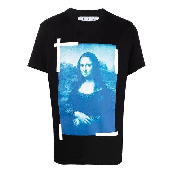 Off-White Mona Lisa Graphic T-shirt - Black