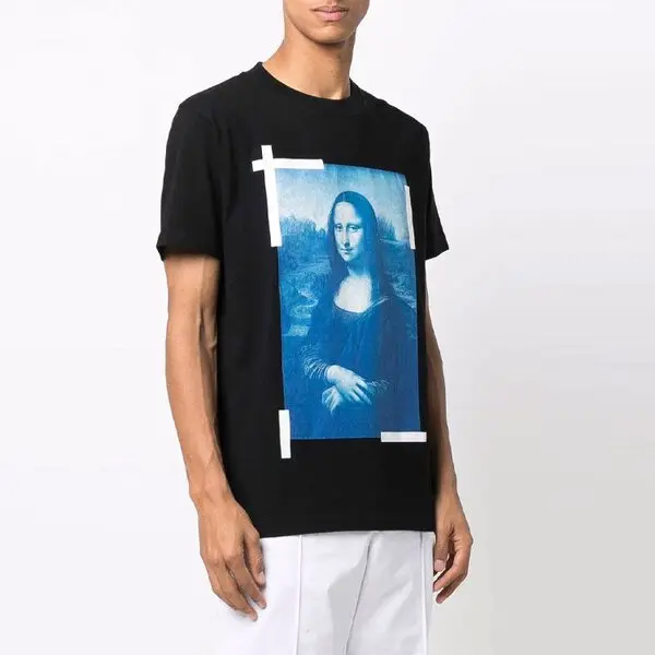 Off-White Mona Lisa Graphic T-shirt - Black
