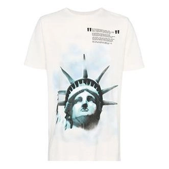 Off-White Ss19 Liberty Cotton Short Sleeve - White