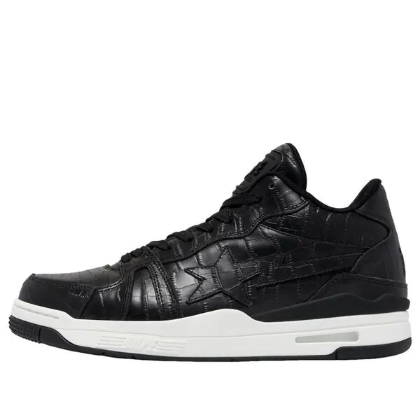 A BATHING APE Clutch Sta #2 Sneakers - Black/white