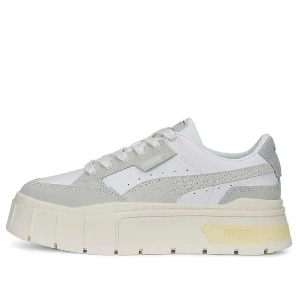 PUMA Mayze Stack Luxe Sneakers - White/nimbus Cloud