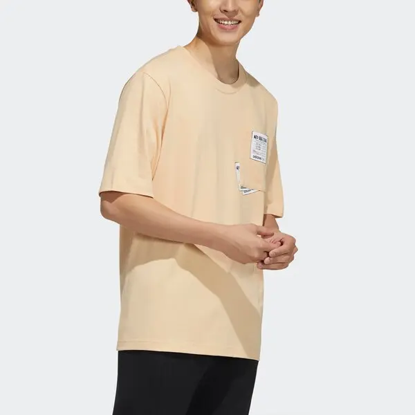 Adidas Neo Bqfd Tee 3 Pocket Round Collar Male