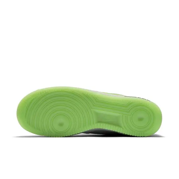 Nike Force 1 Low 'volt Swoosh' Sneakers - Grey/green
