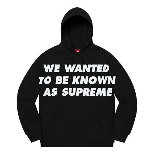 Supreme Known As Hooded Sweatshirt - Black