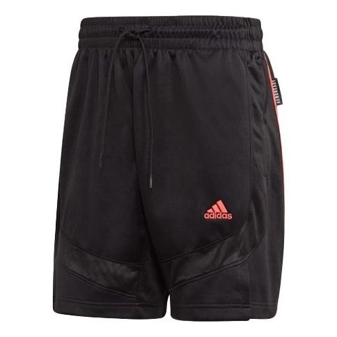Adidas Originals Sports Shorts With Graphic Detail - Black