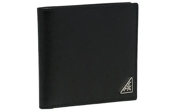 Prada Ss26 Saffiano Leather Wallet - Black