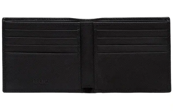 Prada Ss26 Saffiano Leather Wallet - Black